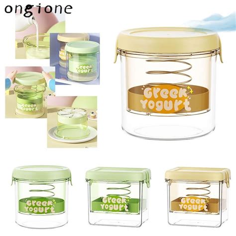 ตัวกรองโยเกิร์ต ออนกิโอน เครื่องทําโยเกิร์ตกรีกตาข่ายละเอียด สี่เหลี่ยม เครื่องมือแยกเวย์ความ