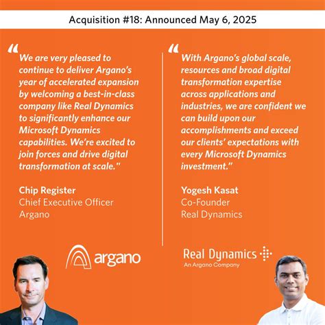 Argano Acquires Real Dynamics For Microsoft Dynamics Argano Posted On The Topic Linkedin