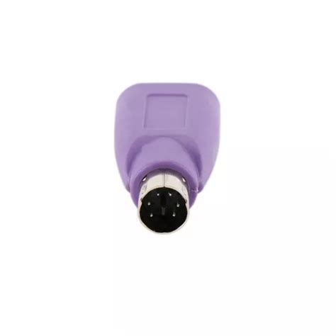 Purple Mouse Usb Female Keyboard Ps2 Male Adapter Connector Converter Computer Eur 2 21