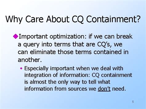 Conjunctive Queries Containment Mappings Canonical Databases Sariayas Algorithm