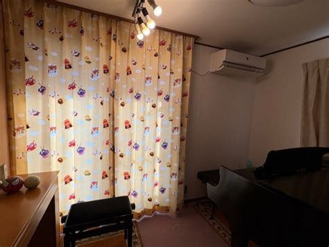 6837 ぴあの練習室のカーテンも、、、！ 山本あきひこのぴあの教室