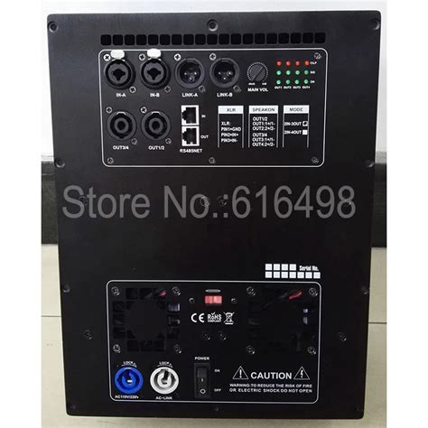 3 방향 전문 스피커 플레이트 앰프 2 입력 3 출력 클래스 D 앰프 보드 Dsp 프로세서 포함amplifier Boardclass D Amplifier Boardd
