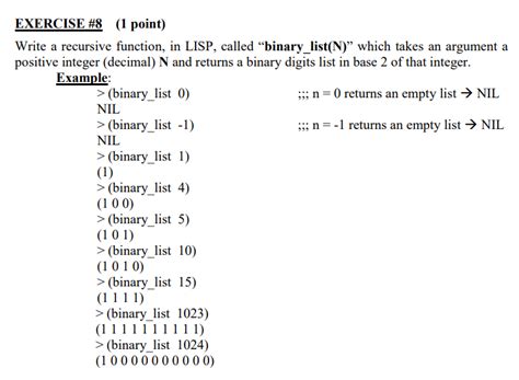 Solved Exercise 8 1 Point Write A Recursive Function In