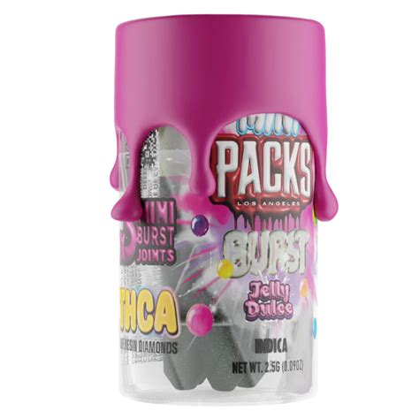 Packs Mini Hash Rosin Burst Thc A Pre Rolls 2 5g 5ct D8 Gas