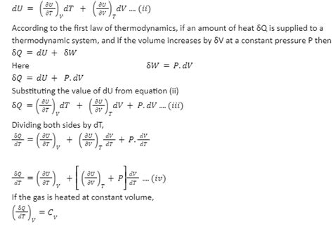 Specific Heat Equation