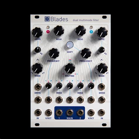 Mutable Instruments Blades White Aluminum Momo Modular