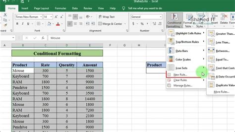 Highlight Data Using Conditional Formatting In Ms Excel Bangla Tutorial Youtube