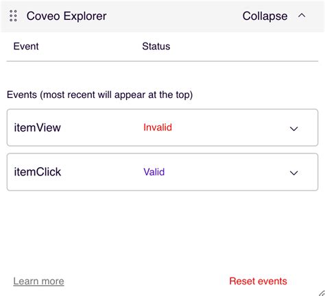 Validate Events With Coveo Explorer Coveo Platform