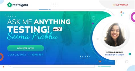 july 2022 community webinar with seema prabhu on managing qa teams processes tools and more