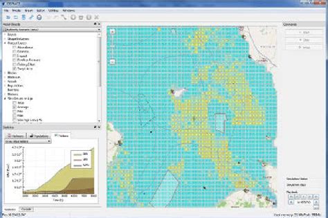 A Snapshot Of The DISPLACE Model User Interface With Geodata And Download Scientific Diagram