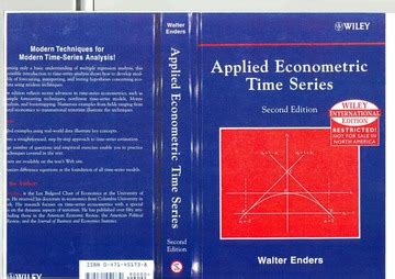 207817331 Applied Econometric Time Series Walter Enders Second Edition