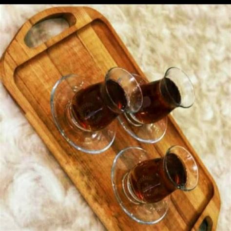 کمدا قیمت و خرید سینی چوبی