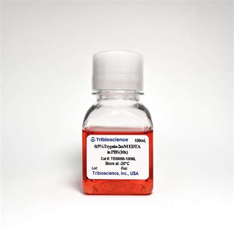 05 Trypsin Edta 10x In Pbs Ph 72 80 Tribioscience