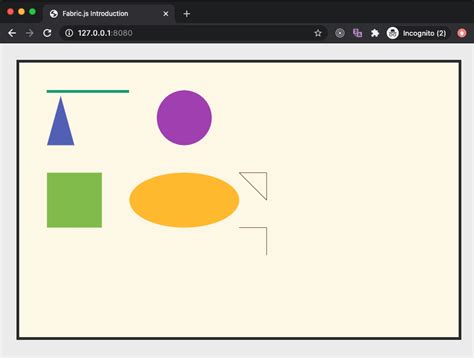 a basic introduction to fabric js to draw 2d graphics on web by uday