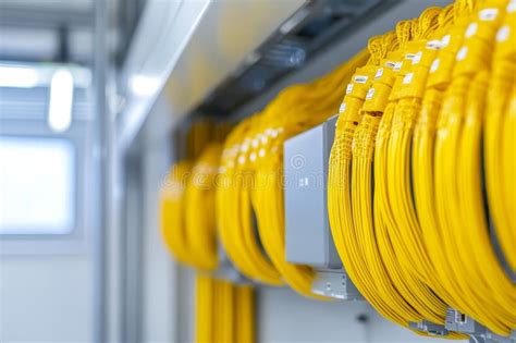 Sleek Minimalist Data Center Interior Featuring Organized Cable Management And Backup Systems