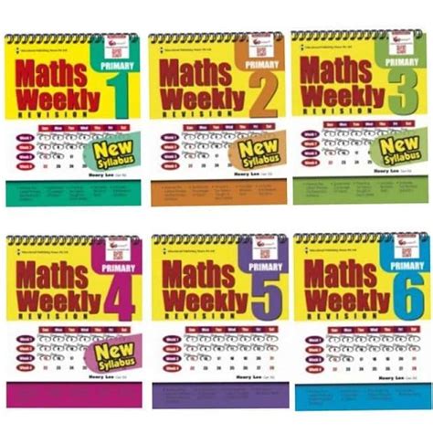 Jual Maths Weekly Revision Primary 1 Primary 2 Primary 3 Primary 4