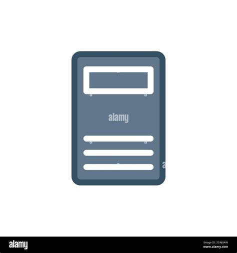 Computer Case Vector Flat Icon Personal Computer Desktop Tower Technology Server Design