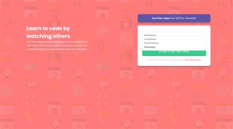 Frontend Mentor Intro Component With Sign Up Form Coding Challenge Solution