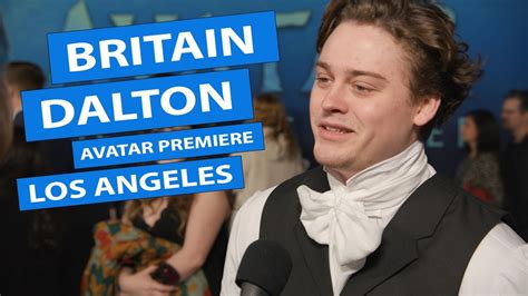 Britain Dalton At The Avatar 2 Los Angeles Premiere Youtube