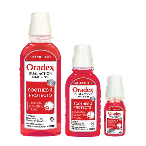 Oradex Mouthwash Alcohol Free And Dentist Recommended