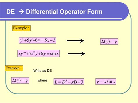 Ppt Chapter 4 Higher Order Differential Equations Powerpoint