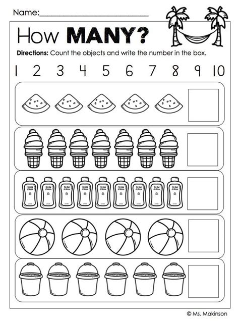 Free Preschool And Kindergarten Activity Worksheets Printable