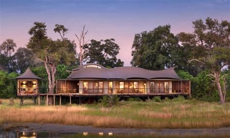 كوخ Xigera فى دلتا أوكافانغو ببوتسوانا حيث يجتمع الفن الأفريقى مع جمال