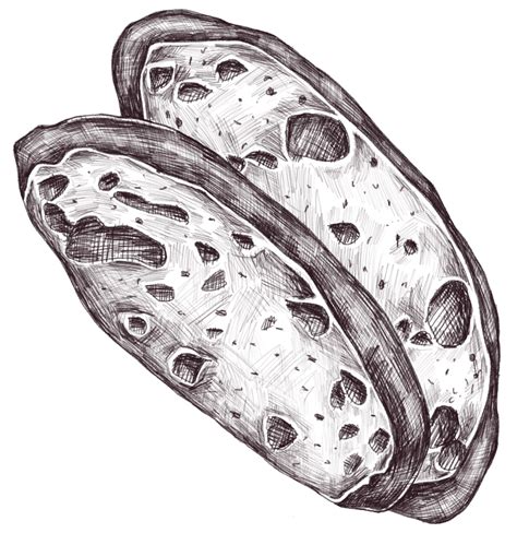 Bread Drawing Bakery Product Sketch 10313518 Png