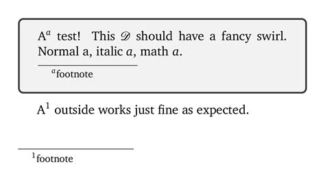 Xcharter Font With Otfmath Option Does Not Set Footnotes Inside Tcolorbox As Superscript Tex