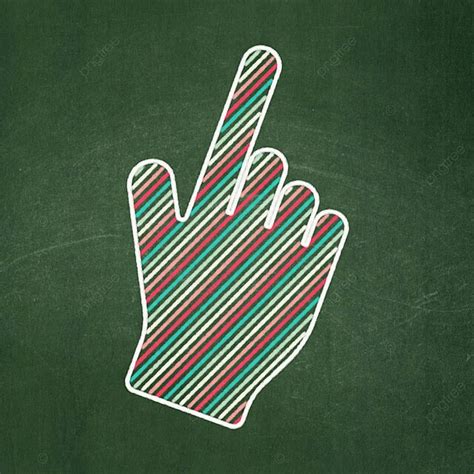 Title Chalkboard Backdrop With Mouse Cursor For Web Design Idea Photo