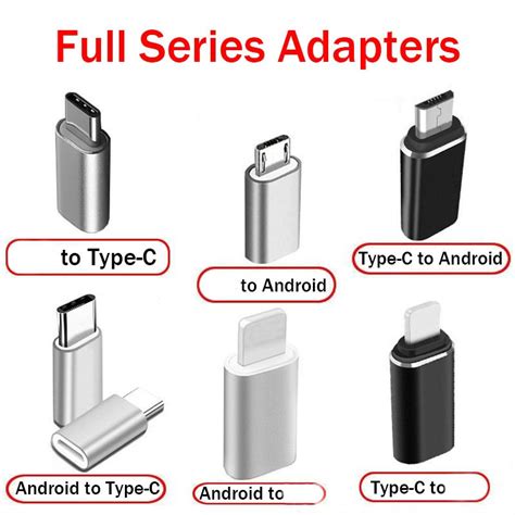 Micro Type C Converter Adapter Support Otg Adaptor Female Converter Usbc Connector Shopee