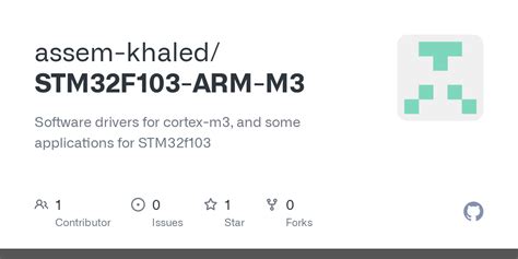 Github Assem Khaled Stm F Arm M Software Drivers For Cortex M