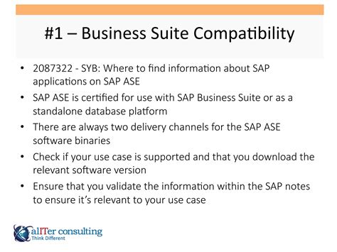 Sap Ase Migration Lessons Learned Ppt