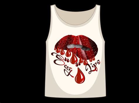 Lips T Shirt Design By Mousumeakther On Dribbble