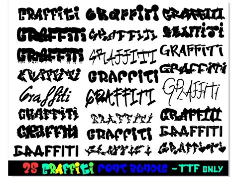 25 Graffiti Fonts Ttf Graffiti Font Bundle Graffiti Lette Inspire 25 Graffiti Fonts Ttf Graffiti Font Bundle Graffiti Lette Inspire