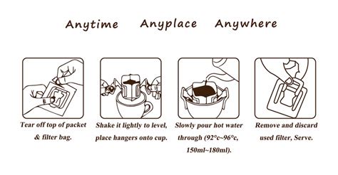 Drip Bag Coffee New Style With Pour Over Brewing