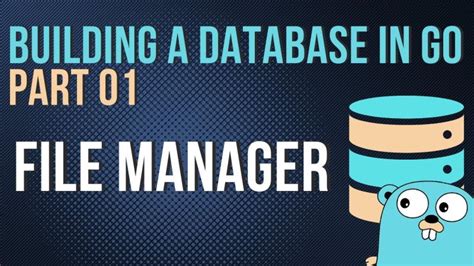 Inel Pandzic On Linkedin Building A Database From Scratch In Go Part