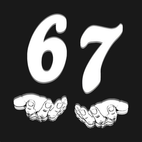 Funny Six Seven Meme Hands Gesture Gen Alpha Slang Art 67 Meme T