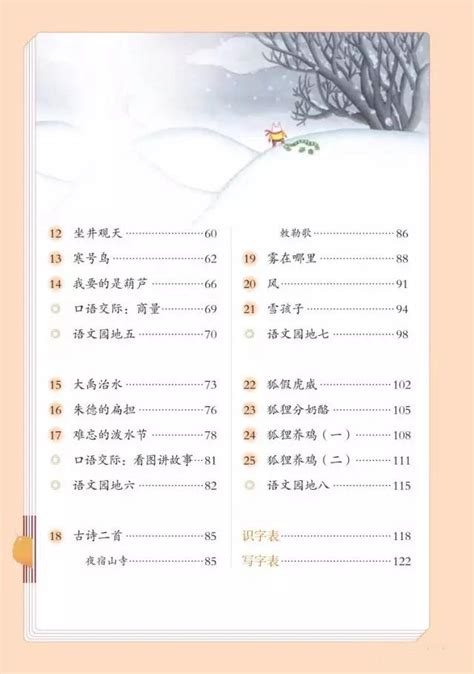 最新部編人教版二年級上冊教材高清彩色完整版，快來讓孩子提前預習！ 每日頭條