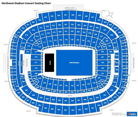 Northwest Stadium Seating Chart Schedule Template