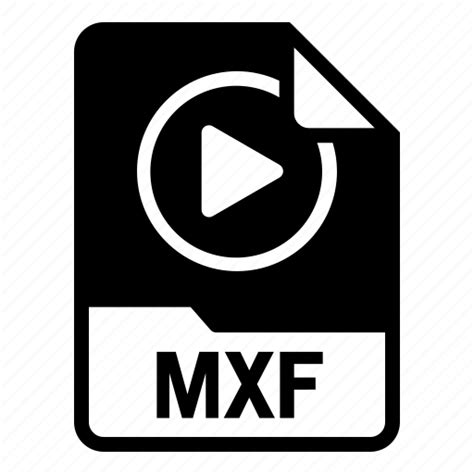 Document File Format Mxf Icon Download On Iconfinder