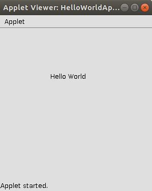 Computer Revolution Comrevo Java Applet Hello World Example