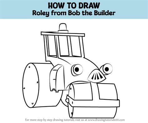 How To Draw Roley From Bob The Builder Bob The Builder Step By Step DrawingTutorials101 Com