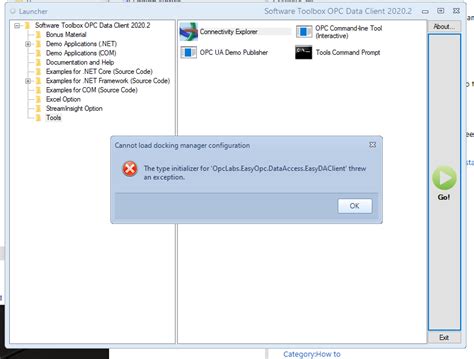 Opc Labs Easydaclient Exception In Connectivity Explorer Opc Labs Online Forums