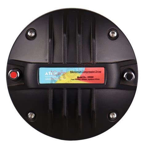 Neodymium Hf Compression Driver Unit 110 Watt Model De800 Compression