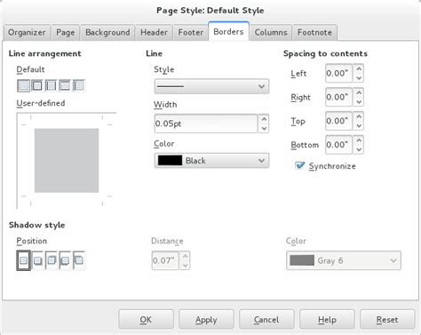 How Can I Add Fancy Borders To The Entire Page In Libreoffice Writer
