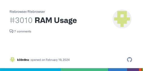 RAM Usage Issue 3010 Filebrowser Filebrowser GitHub