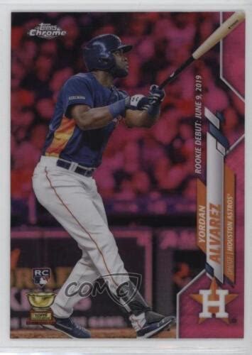 2020 Topps Chrome Update Target Debut Pink Refractor Yordan Alvarez