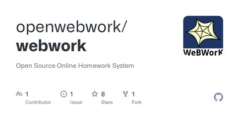 Github Openwebworkwebwork Open Source Online Homework System