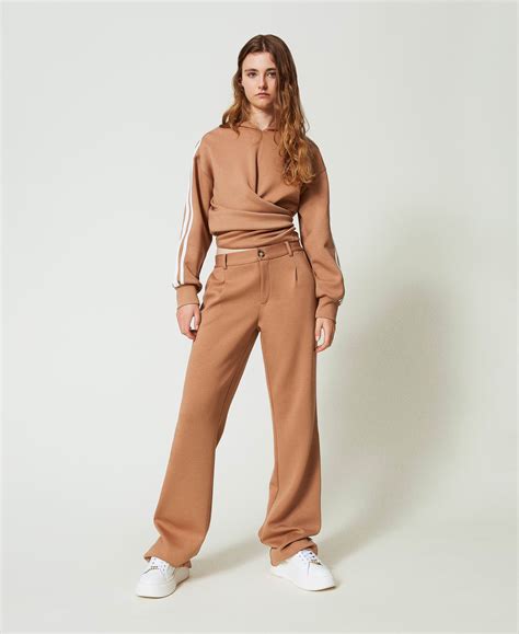 Брюки с лампасами 242li2dll Twinset — купить в интернет магазине бренда женской одежды Твинсет